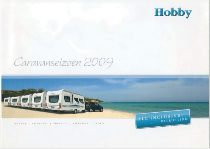 Hobby Caravan Brochure van 1985 tot 2020 | Caravan Centrum Emmen